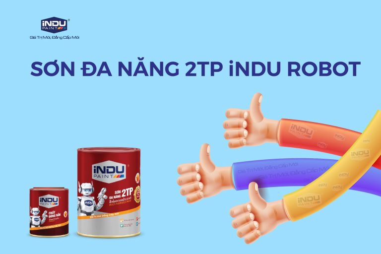 Sơn đa năng 2TP iNDU Robot – Sơn trên mọi chất liệu